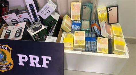 Carga De Eletrônicos Contrabandeada Avaliada Em R 400 Mil é Apreendida