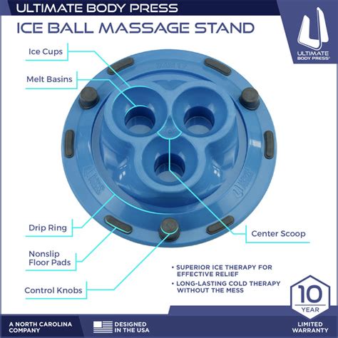 Ice Ball Massage Stand —