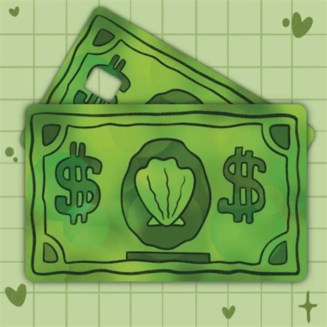 Spongebob Money Wacky Bucks Credit Card Cover Sticker Eclectic Scribbles