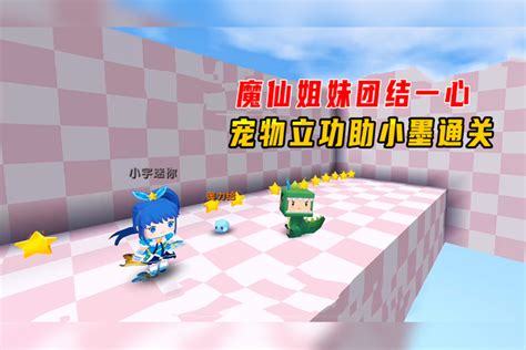 迷你世界：魔仙姐妹团结一心！小玉姐坑人，宠物立大功助小墨通关