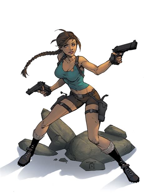 Lara Croft Color By Logicfun On Deviantart