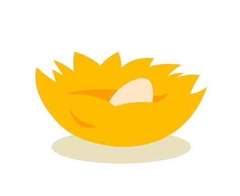 Premium Vector Nest With Egg