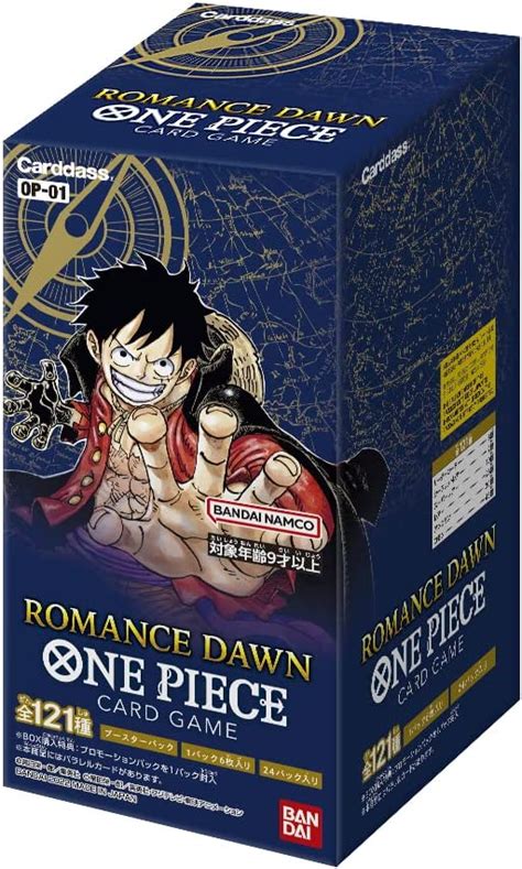 One Piece Trading Card Game Romance Dawn Op 01 Booster Box Jap