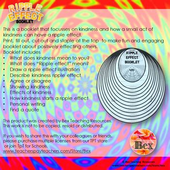 Ripple Effect - Kindness Booklet by Bex | TPT