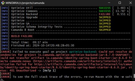 Souce Code Build Error Contributions And Discussions Camunda Forum