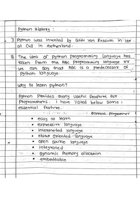 Solution Python Programming Notes Studypool