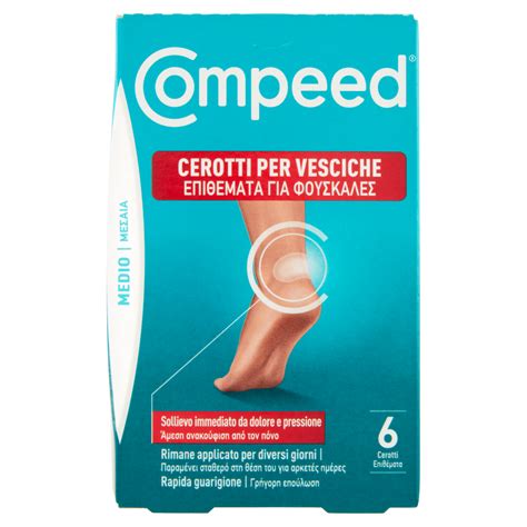 Compeed Cerotti Per Vesciche Medio 6 Pz Carrefour