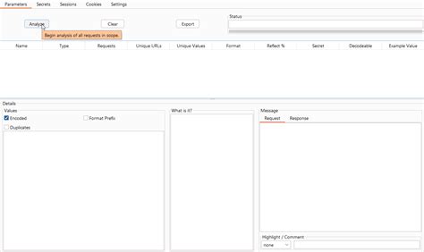 Parameter Analysis Paramalyzer Docs