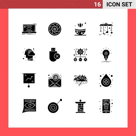 머리의 16개의 간단한 솔리드 글리프의 편집 가능한 벡터 라인 팩 사용자 인쇄 링크 Png 일러스트 및 벡터 에 대한 무료 다운로드 Pngtree