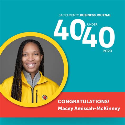 Thrilled To Congratulate Macey Amissah Mckinney On Her Well Deserved Recognition As One Of
