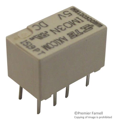 Im03ns Axicom Te Connectivity Signal Relay 5 Vdc Dpdt