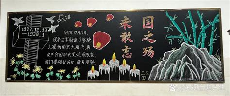 铭记历史黑板报材料内容黑板报图片大全