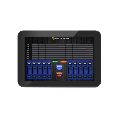 Professional Audio System Dante Dsp Audio Processor Wall Control Panel With Poe Power Supply
