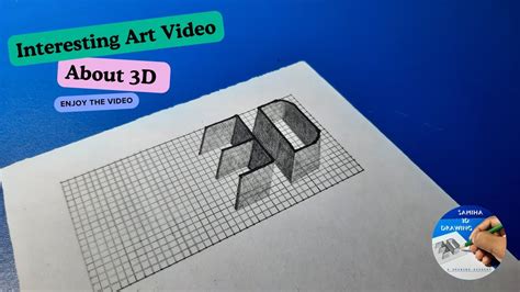 How To Draw The Amazing Art About 3d Easy Trick Art Step By Step