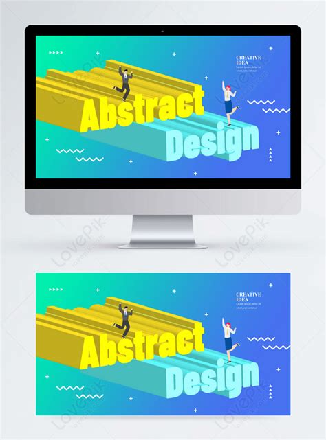 창의 웹 Ui 입체 홈 페이지 Ui 이미지 사진 466654559 무료 다운로드