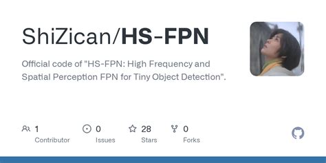Github Shizican Hs Fpn Official Code Of Hs Fpn High Frequency And Spatial Perception Fpn