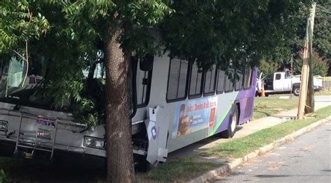 Grtc Bus Goes Off Road Knocks Out Power To 600