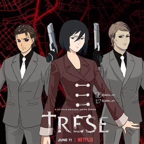 Aot Characters As Trese Cast Aot Characters Art Netflix Original Anime