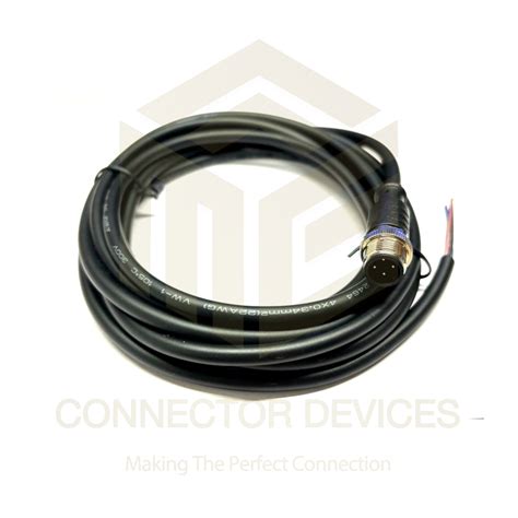 M12 Male Connector with mouded Cable Manufacturer, Supplier, Trader In ...