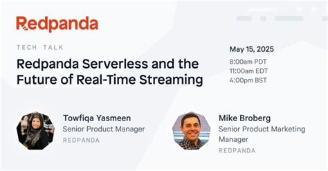 Realtime Tech Serverless Ai Data Redpanda Data