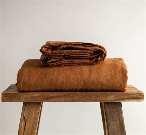 Rust Sheet Set Thelinenproject