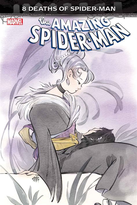 JAN250847 AMAZING SPIDER MAN 70 PEACH MOMOKO KIMONO VAR Previews World