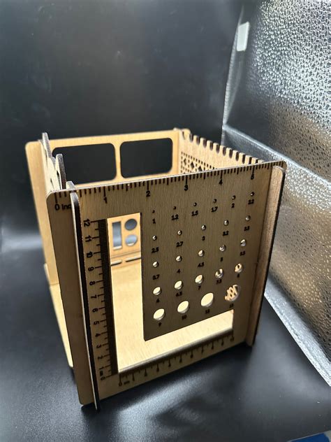 Yarn Bowl Craft Cube Organizer Svg Laser Cut Design File Crochet Knitting Needlework Etsy