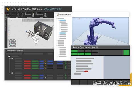 Visual Components领先的3D工厂仿真软件 离散物流机器人编程与PLC调试 知乎