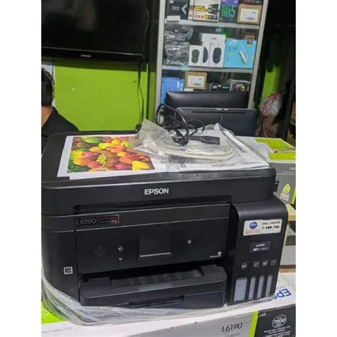 Jual Printer Warna Epson L6190 Wifi Ethernet Shopee Indonesia