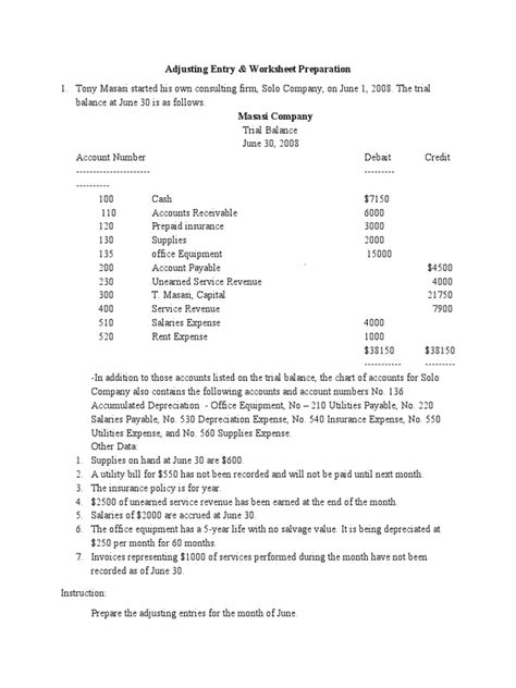 Adjusting Entry Math Latest Pdf Expense Debits And Credits