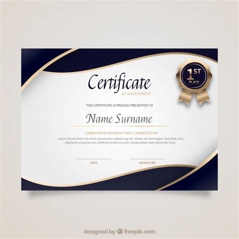 Premium Vector Elegant Template Certificate Artofit