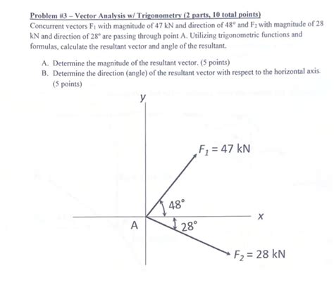 Solved Problem 3 ﻿vector Analysis W ﻿trigonometry 2