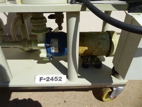 Mefiag 1600 Gph Horizontal Disc Filter F2452 Lanco Corporation Used
