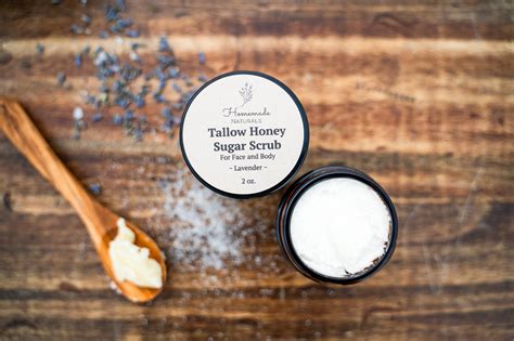 Tallow Honey Sugar Scrub