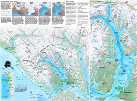 Glacier Bay National Park Tourist Map Ontheworldmap