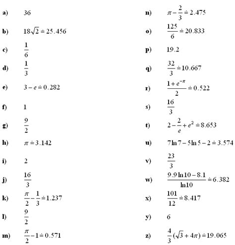 Answers To Math Exercises And Math Problems Definite Integral Of A Function