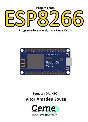 Livro Projetos Com Esp8266 Programado Em Arduino Parte Mercadolivre