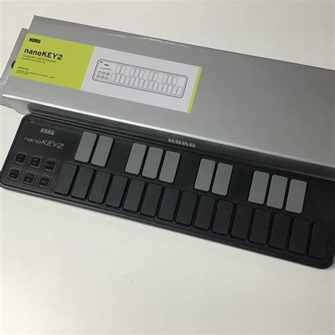 Korg Nanokey2 Bk ブラック Midiキーボード スリムライン Usb 25鍵盤【メーカー再生品】（b級特価）【楽器検索デジマート】