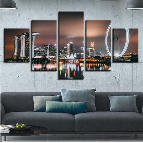 Hamburg Germany 5 Piece Canvas Art Wall Decor CA Go Canvas