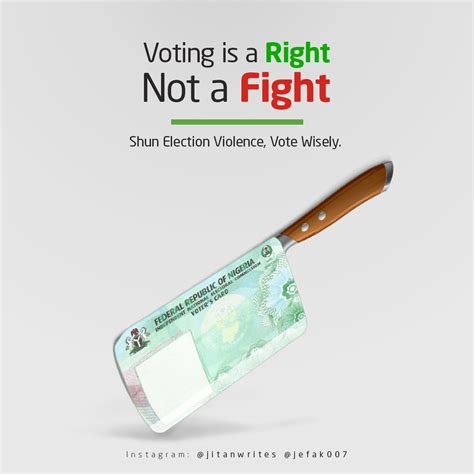 Nigeria Shun Election Violence • Ads Of The World™ Part Of The Clio