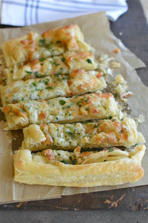 Puff Pastry Cheesy Garlic Bread Little Dairy On The Prairie
