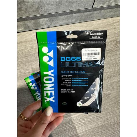 Dây cước căng vợt Yonex BG 66 Ultimax Atsprot