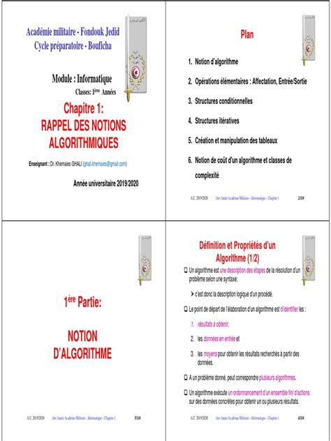 Algorithmes Pour Débutants Militaires Pdf Programmation Informatique Informatique