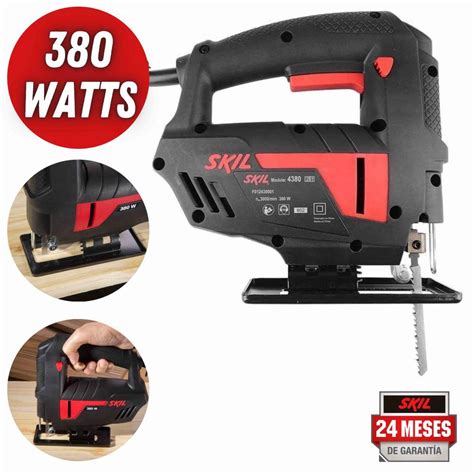 Serra Elétrica Tico Tico Skil 4380 220V 380W Para Cortes em Alumínio e