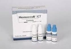 Colorectal Cancer Screening Control Kit Hemoccult® Ict Fecal Occult