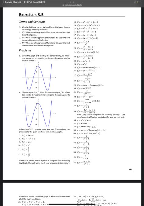 Solved Terms And Concepts 1 Why Is Sketching Curves By Hand