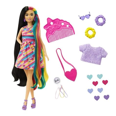 Barbie Fashion Doll For Imaginative Play And Hair Styling Walmart