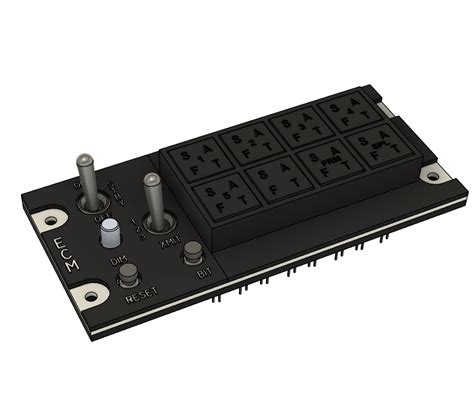 ⬅️ F 16 Cockpit Left Console Ecm Panel・ Stl File For 3d Printing・cults