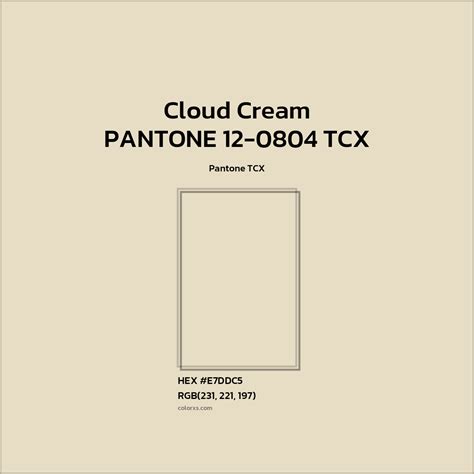 Cream Color Pantone At Gilbert Strothers Blog
