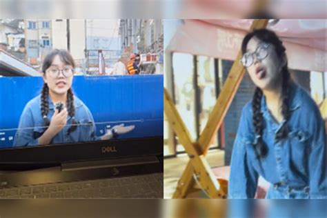 女生小组作业出镜报道花絮太逗整段垮掉笑翻网友这我就不困了